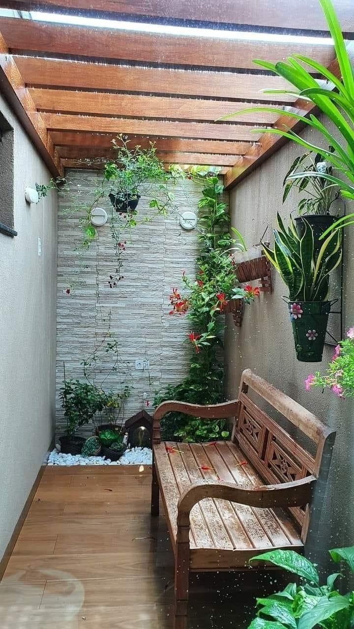 +20 ideas de pérgolas simples de madera para patios - 1 MILLON IDEAS