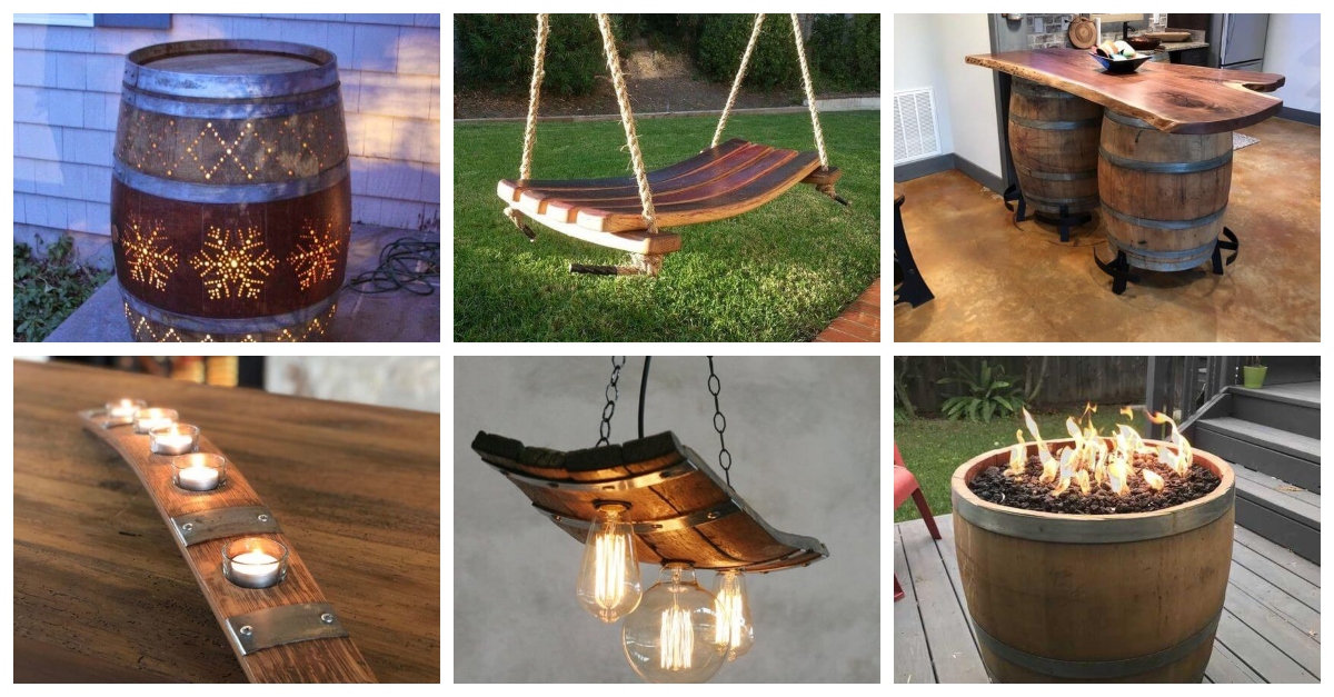 Bricolaje con Barriles de Madera: Transforma tu Hogar con Estilo y ...